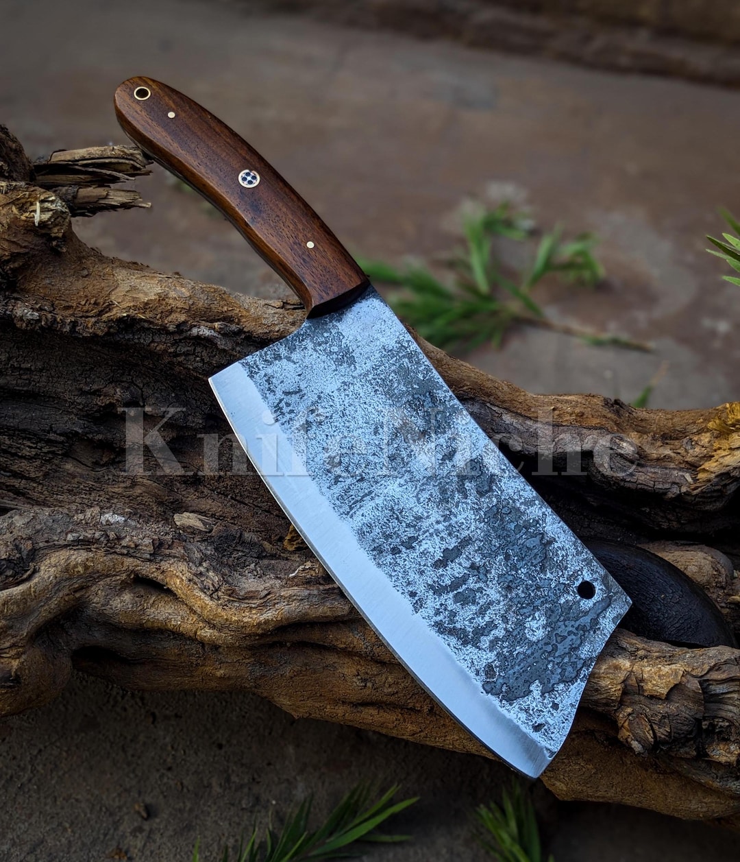 Cleaver Knife Custom Handmade Serbian, Chef Knife Fully Forged, Steel ...