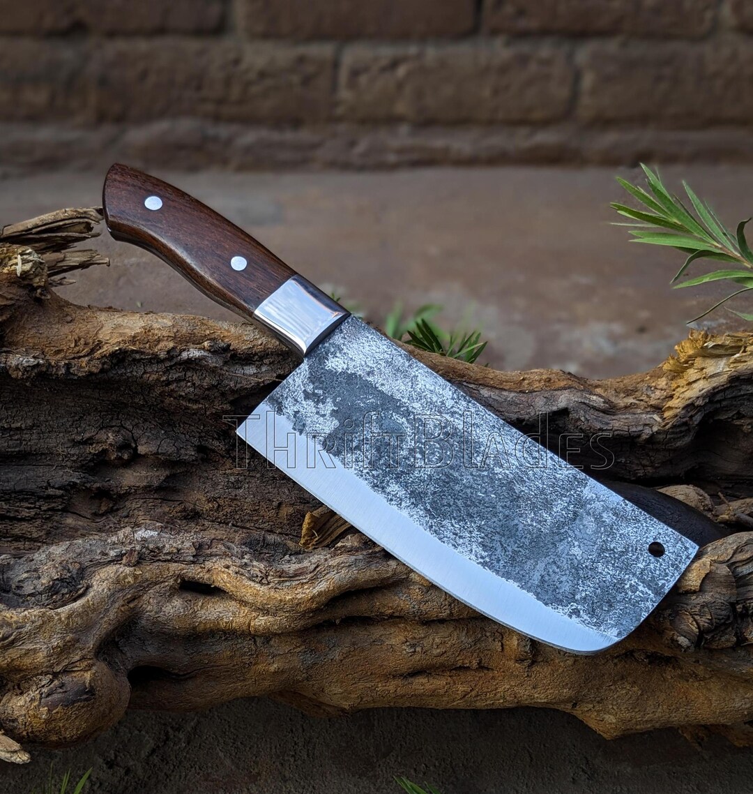 Cleaver Knife Custom Handmade Kitchen Butcher Veggies and Meat Cutting ...