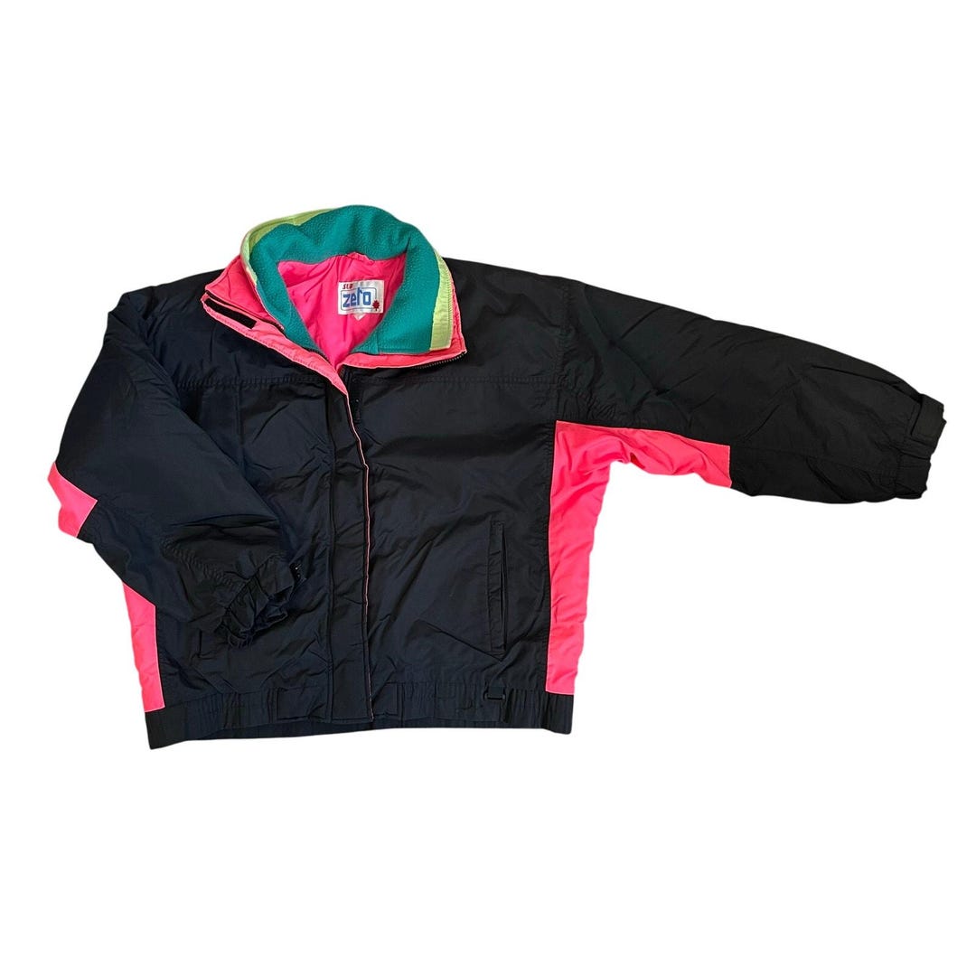 Super Retro 80’s 90’s Neon Vintage Sub Zero Ski Winter Jacket Coat SZ ...