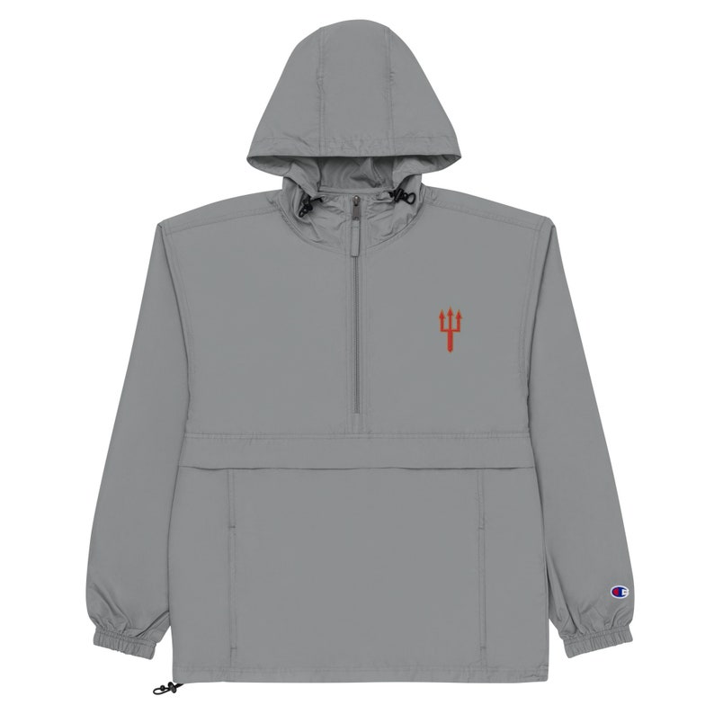 Manchester Trident Packable Jacket Half Zip Embroidered Champion Jacket ...