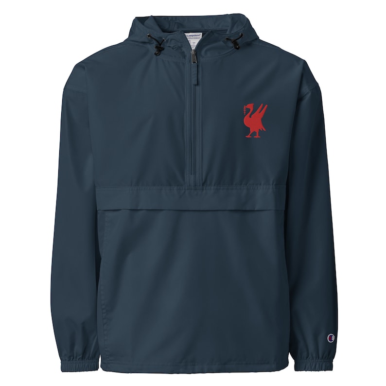 Liverbird Liverpool Packable Jacket Half Zip Embroidered Champion ...
