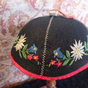 Vintage Alpine Cap ~ Tirol Arms ~ Edleweiss ~ Ski Resort Souvenir ...