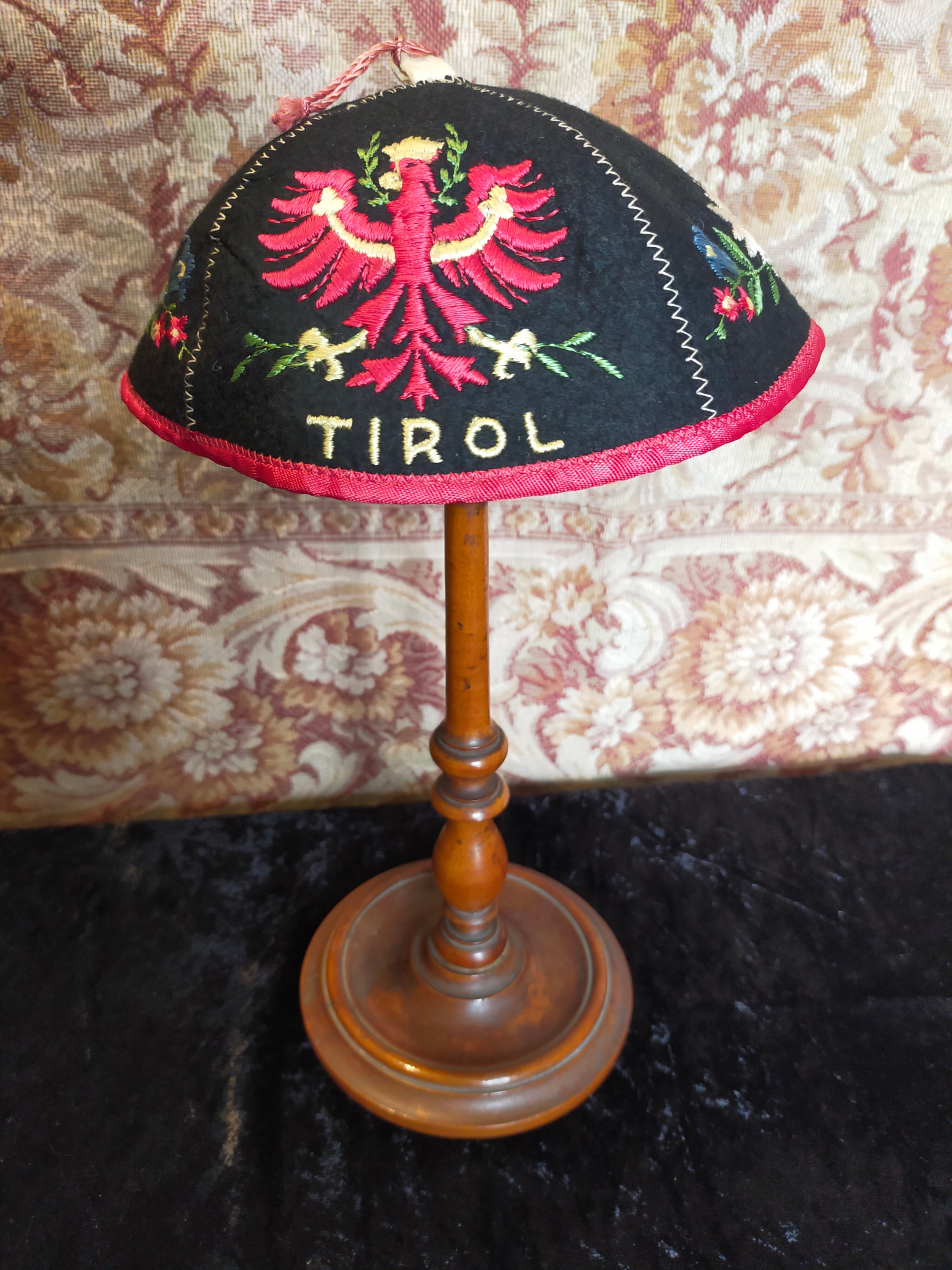 Vintage Alpine Cap Tirol Arms Edleweiss Ski Resort Souvenir Mountain ...