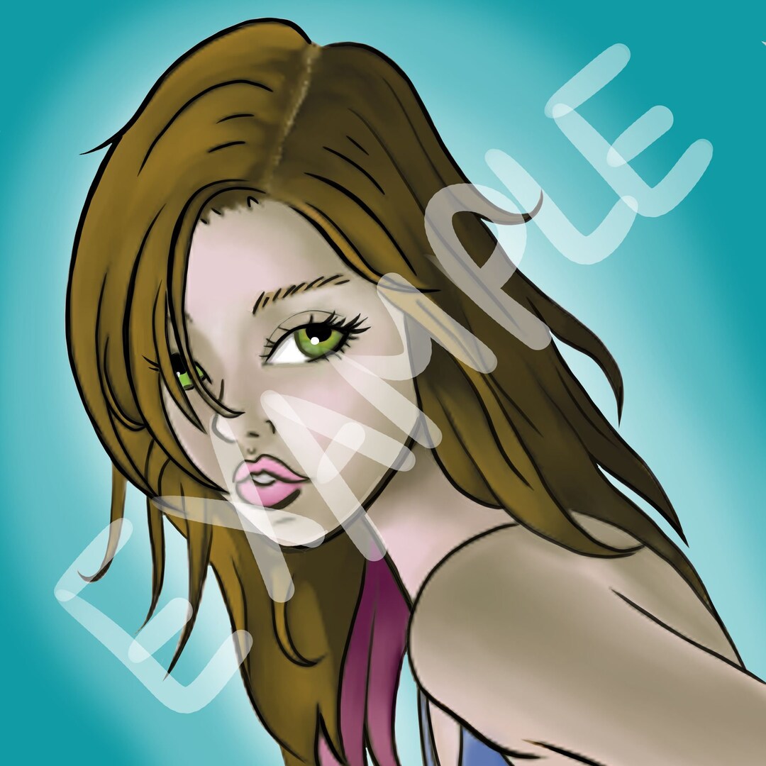 Portrait / Profile Picture (digital Art) - Etsy