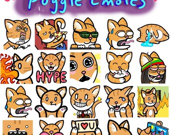 35 Elaphant Emotes mega Pack Cute Emotes Twitch Emotes 112x112px Png ...