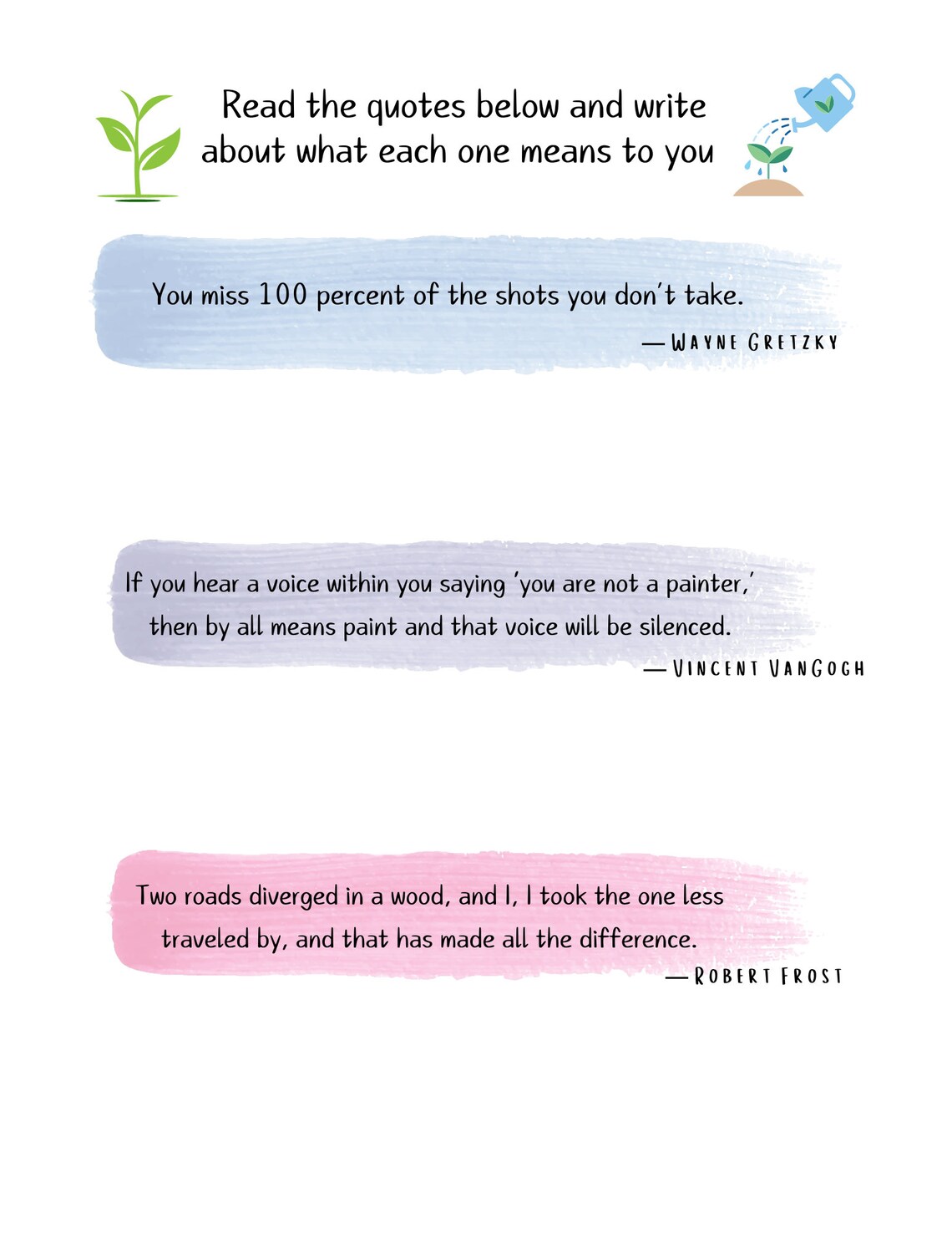 Growth Mindset Poster and Worksheet - Etsy