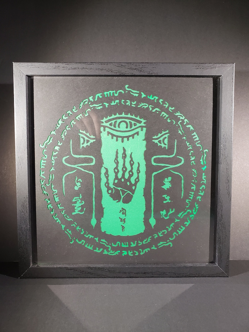 Zonai Symbol Legend of Zelda Tears of the Kingdom Light Box 8 X 8 - Etsy