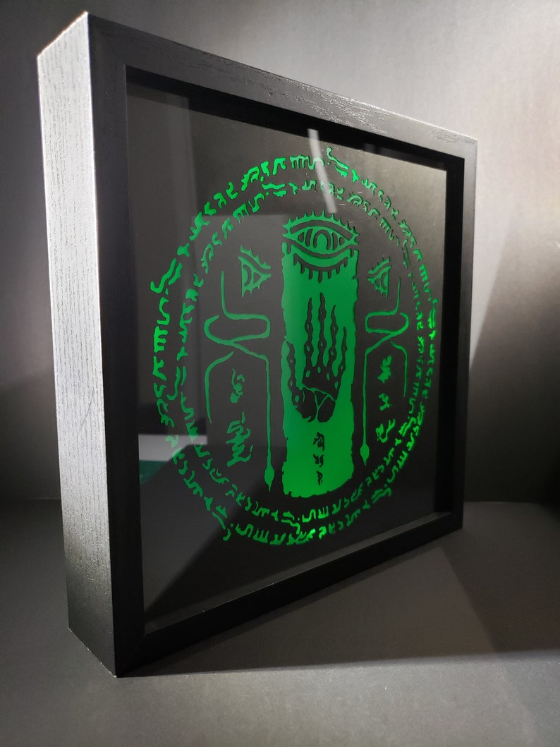 Zonai Symbol Legend of Zelda Tears of the Kingdom Light Box 8 X 8 - Etsy