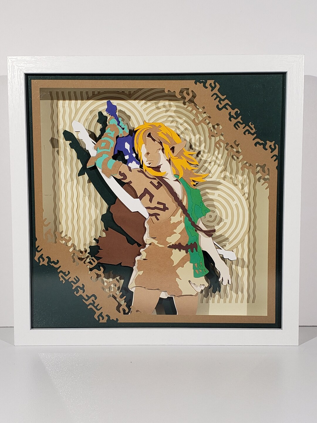 Link Tears of the Kingdom Shadow Box 8 X 8 - Etsy