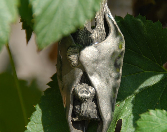 Sleeping Ice Bat Ornament - Etsy