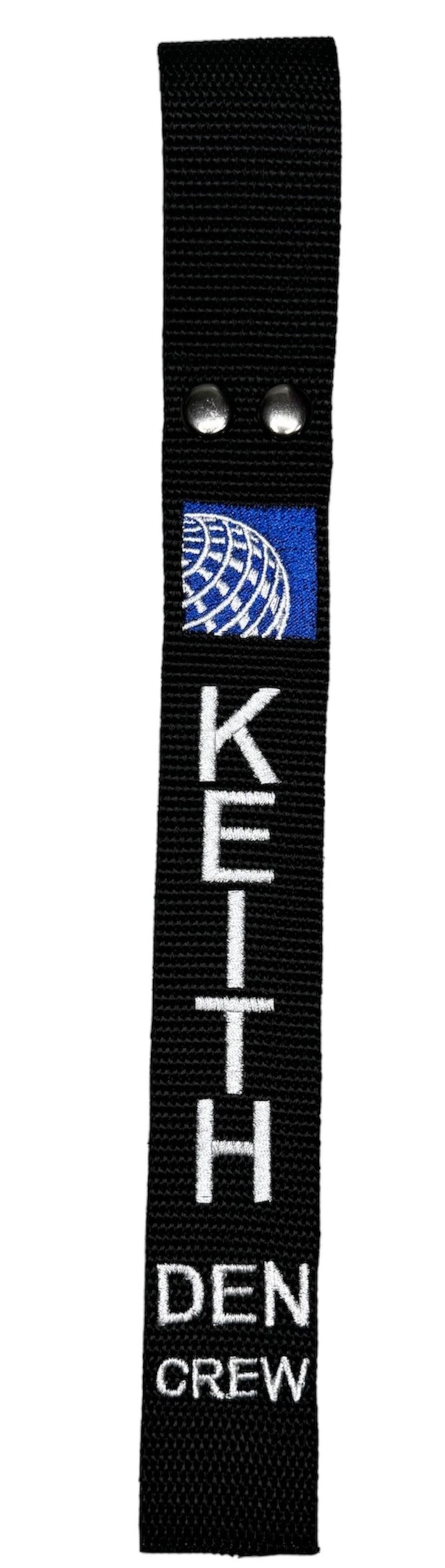 United Airlines Flight Crew Personalized Luggage Tag - Etsy