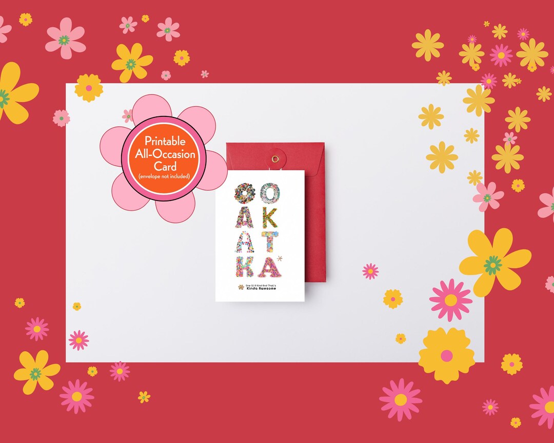 Celebration Card Printable for a Unique Someone / Grads, Milestone ...