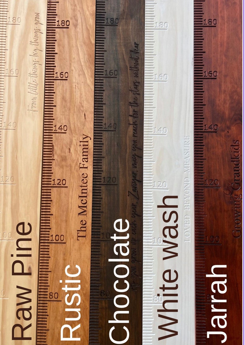 Personalised Wooden Height Ruler - Etsy