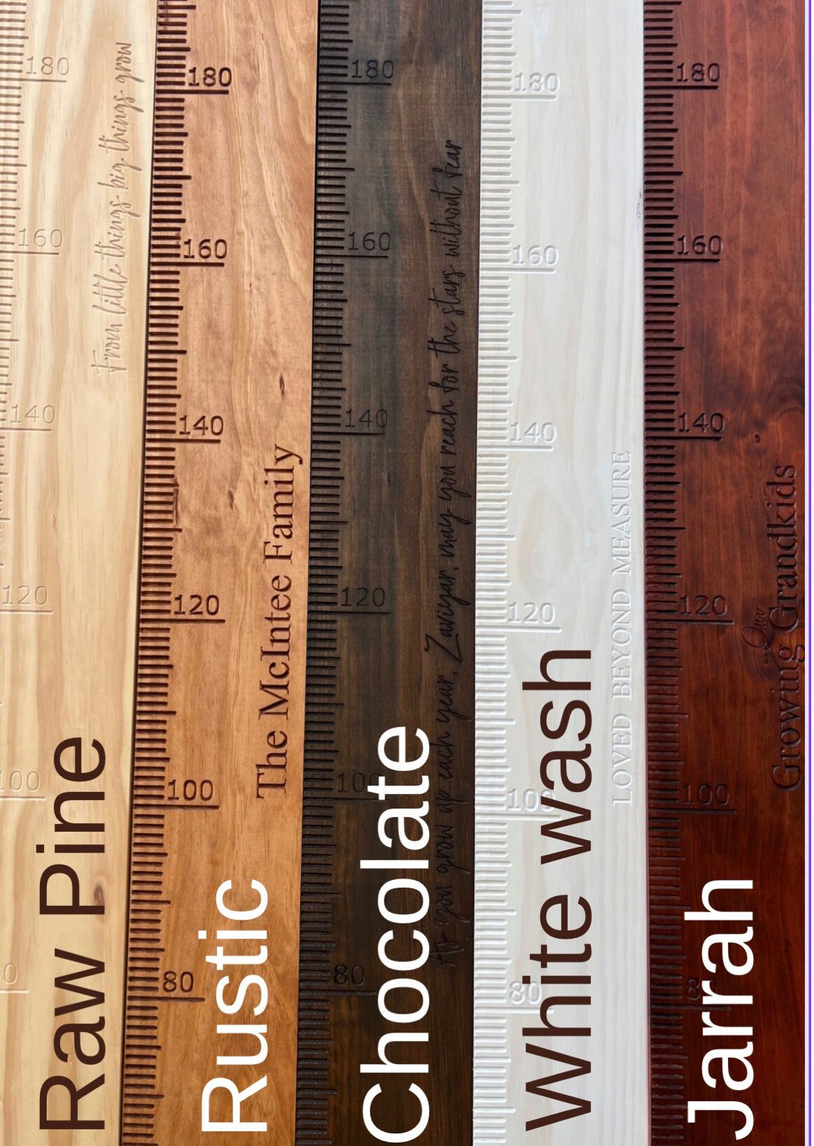 Personalised Wooden Height Ruler - Etsy Australia