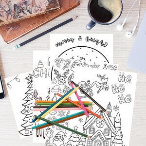 Whimsical Christmas Coloring Pages for All Ages | Festive Fun With ...