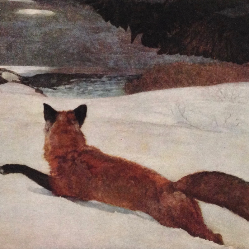 Fox Hunt Painting - Etsy