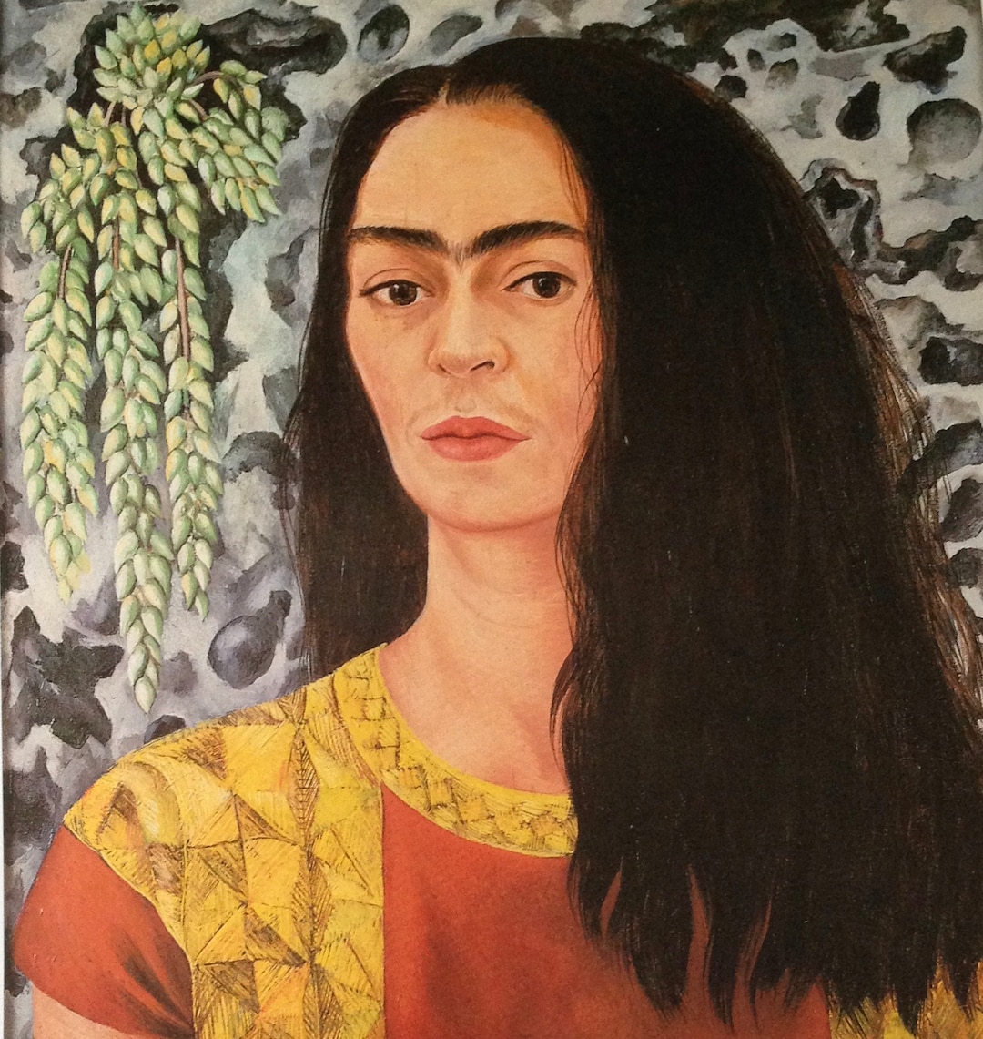 Frida Kahlo Self Portrait With Loose Hair 1947 Vintage Art Masters ...