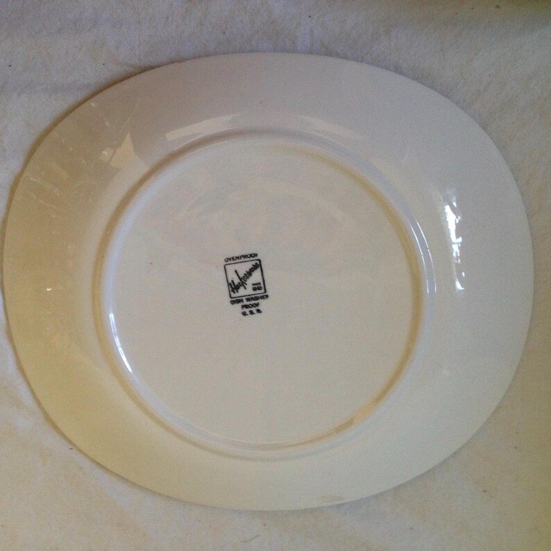 Harker Ware Serving Platter Springtime 11 3/4" Mid Century Vintage ...