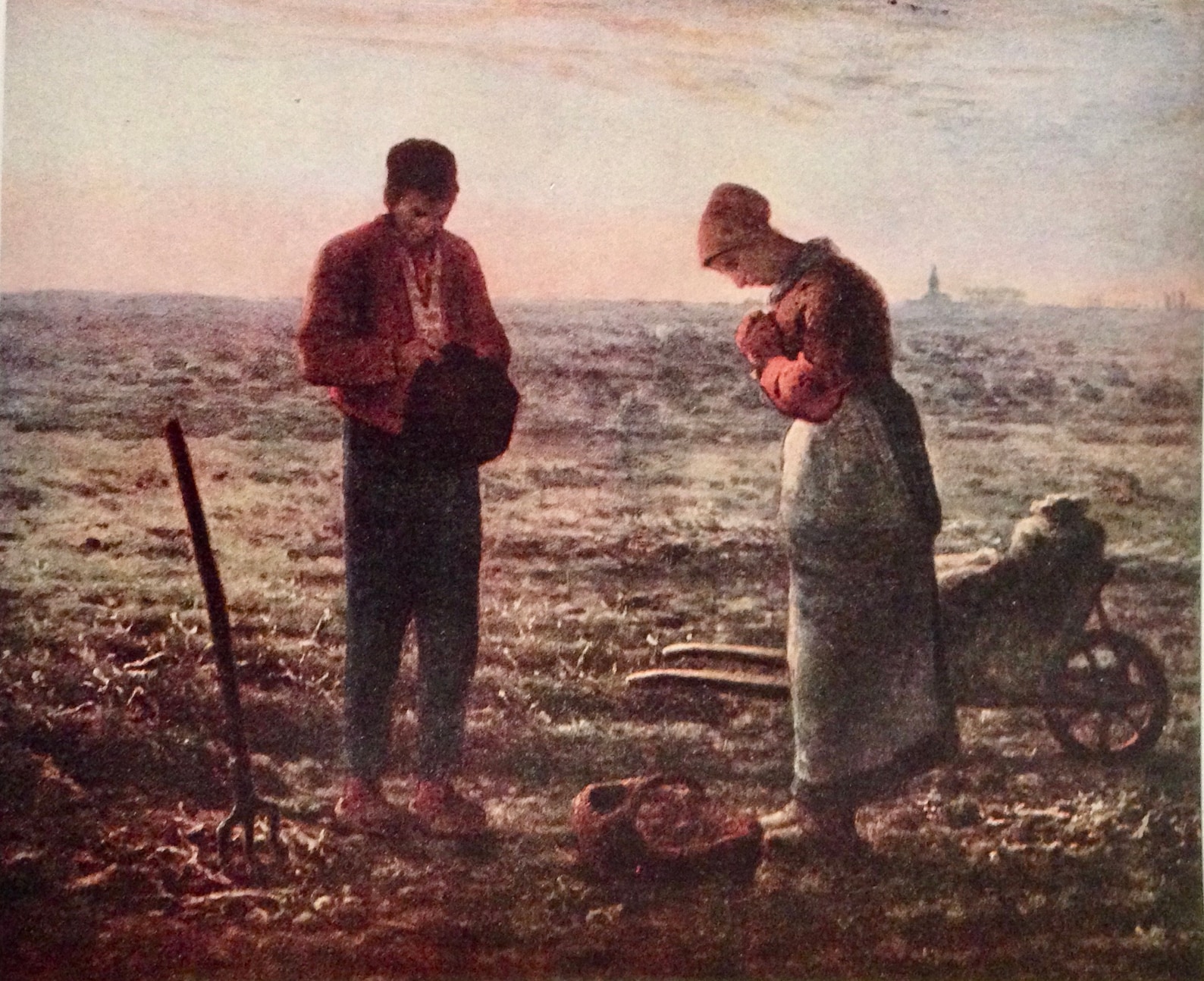 The Augelus by Jean-francois Millet Art Masters Color Lithograph ...