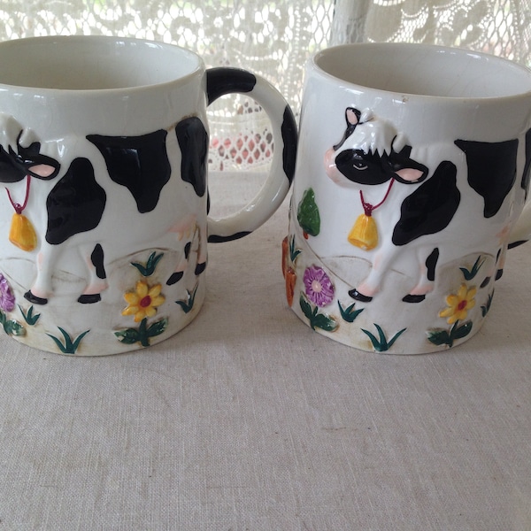 Vintage Cow Coffee Mugs - Etsy