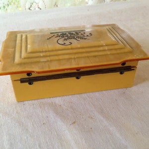 1930s Art Deco Dupont Pyralin Covered Celluloid Jewelry Box Vintage ...