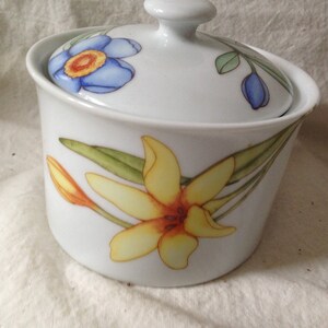 Dansk Marabello Vintage Sugar Bowl Beautiful Floral Pattern 1990s - Etsy