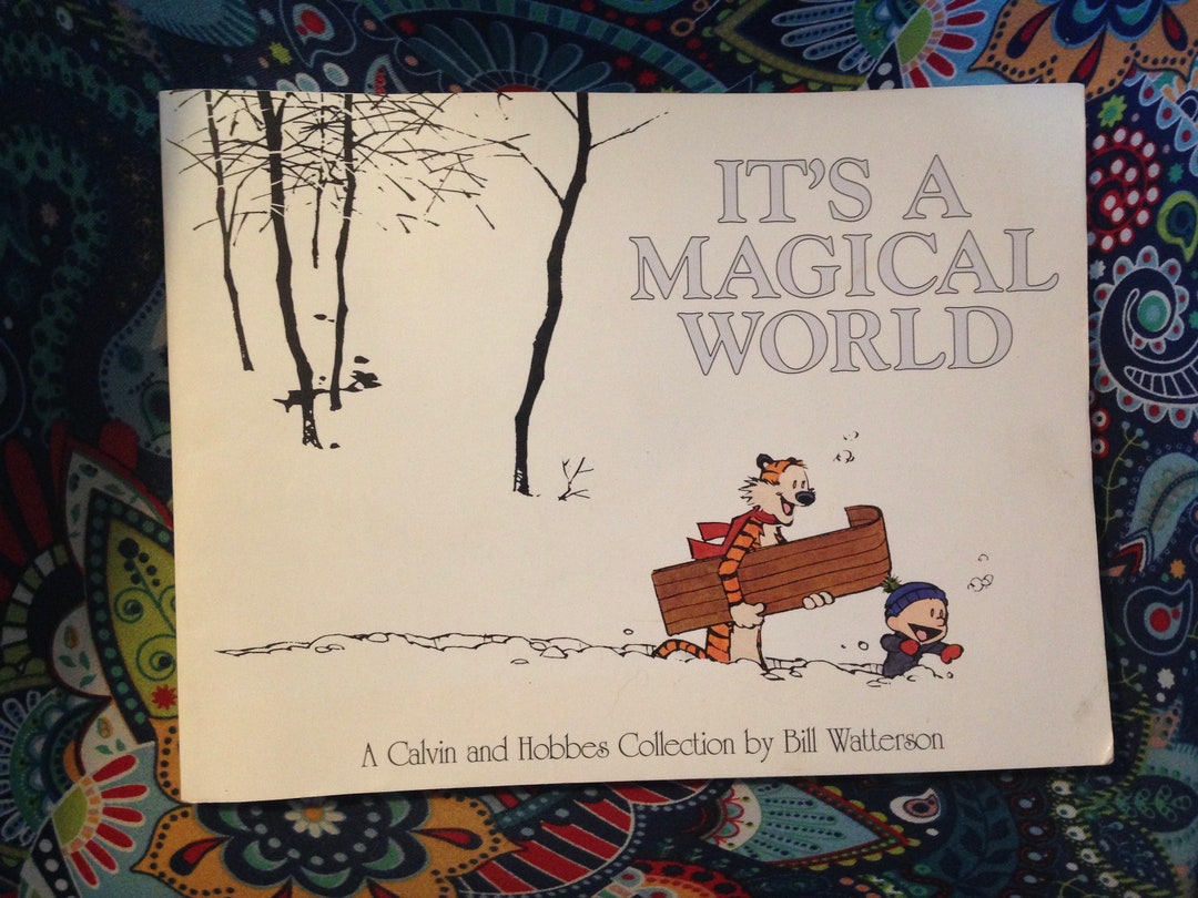 Calvin and Hobbes It's A Magical World Bill Watterson 1996 - Etsy