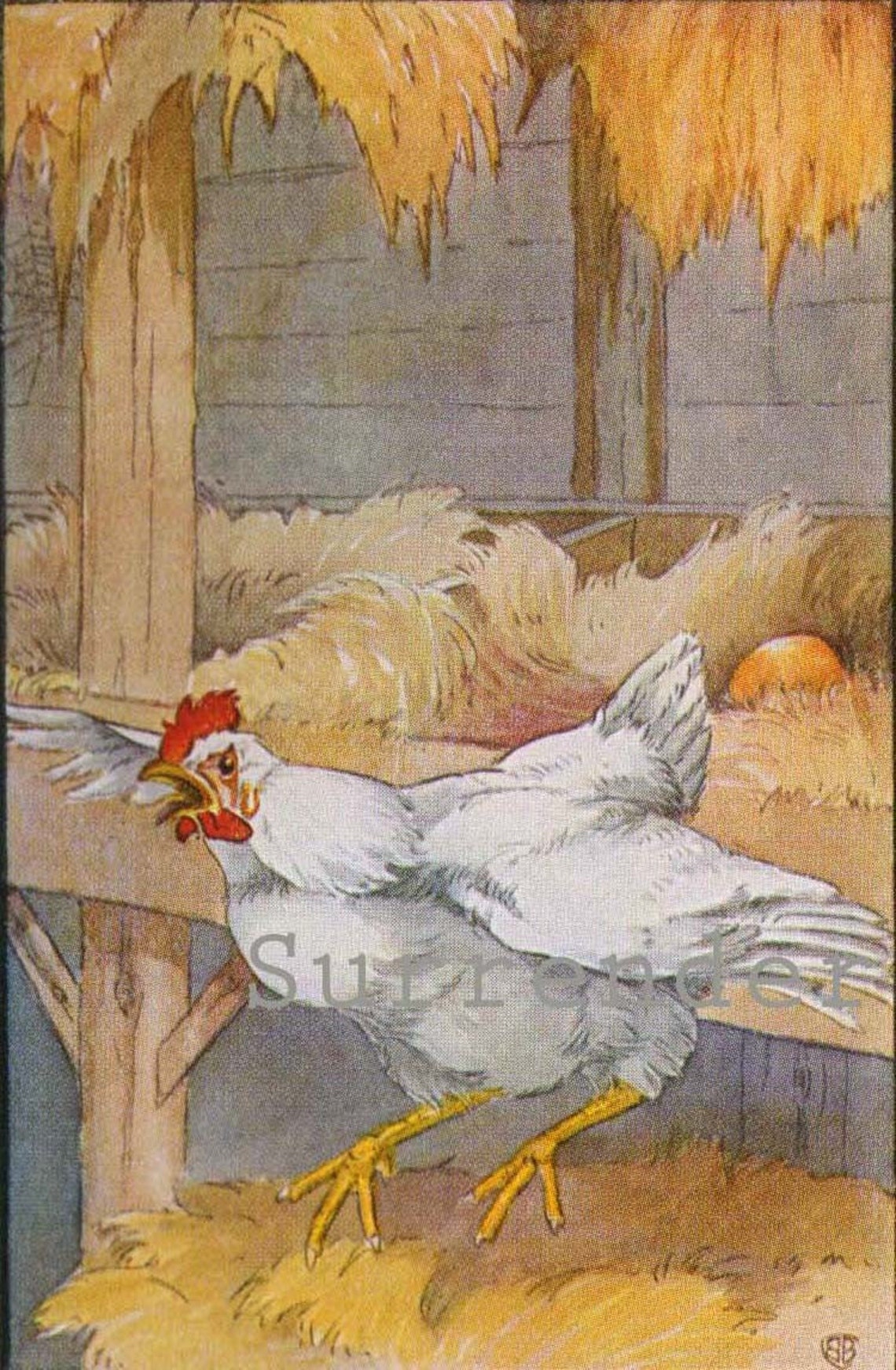 Hen Who Laid Golden Eggs Four Aesop's Tales Vintage 1929 - Etsy