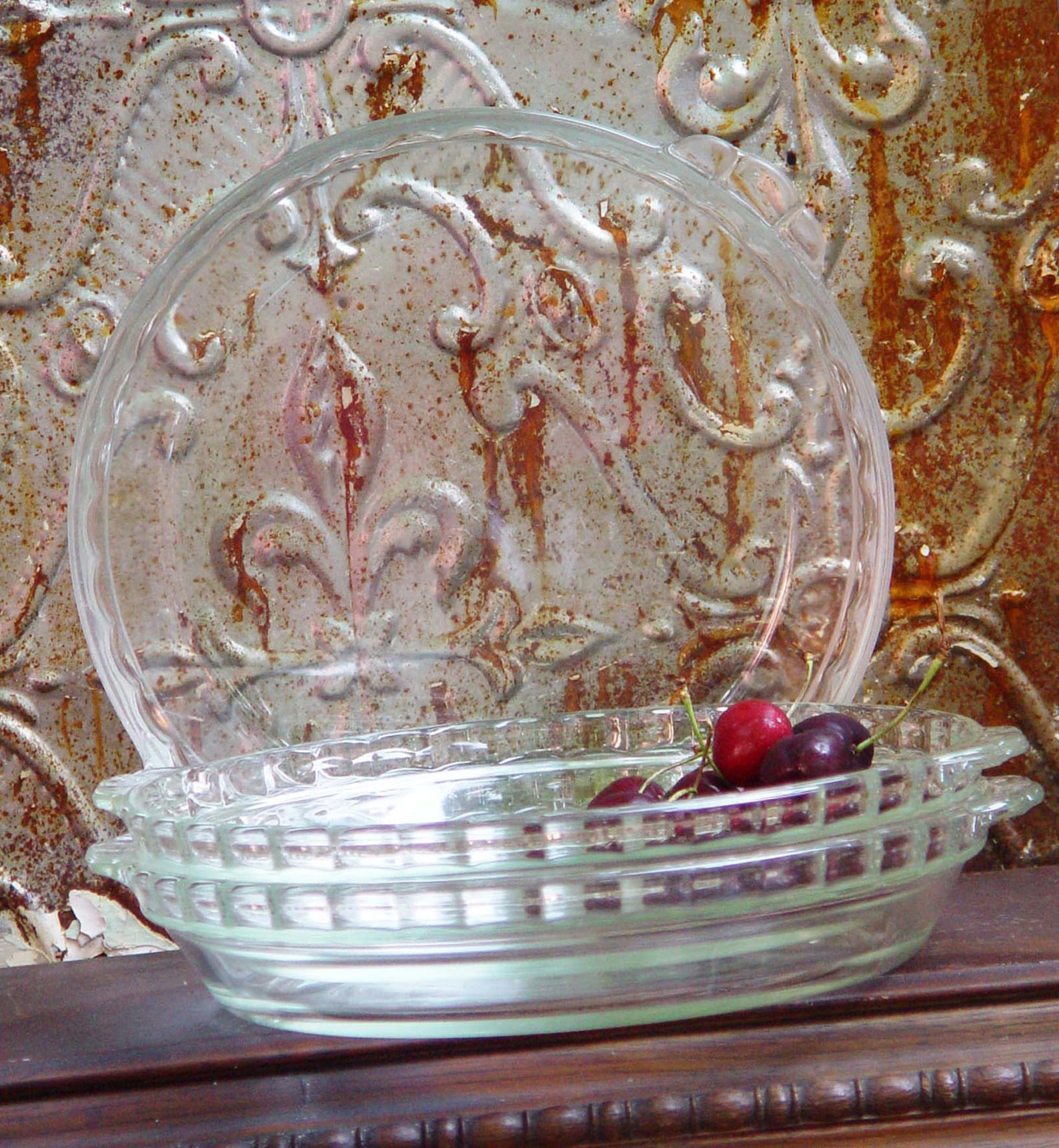 2 Pyrex Glass Pie Plates Deep Dish for Baking Apple Pies Just - Etsy