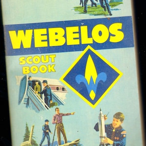 Webelos Scout Book Boy Scouts of America No 3209 BSA Vintage Classic ...
