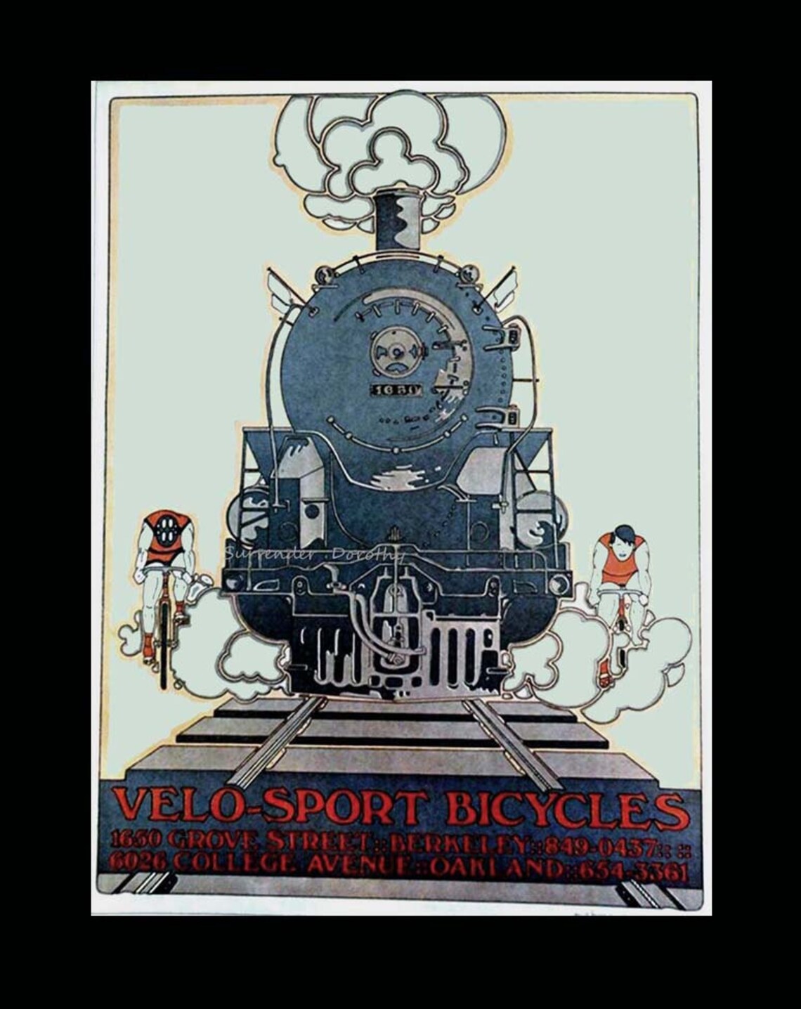 Velo Sport Bicycle Advertisement 1970 Lithograph Poster - Etsy