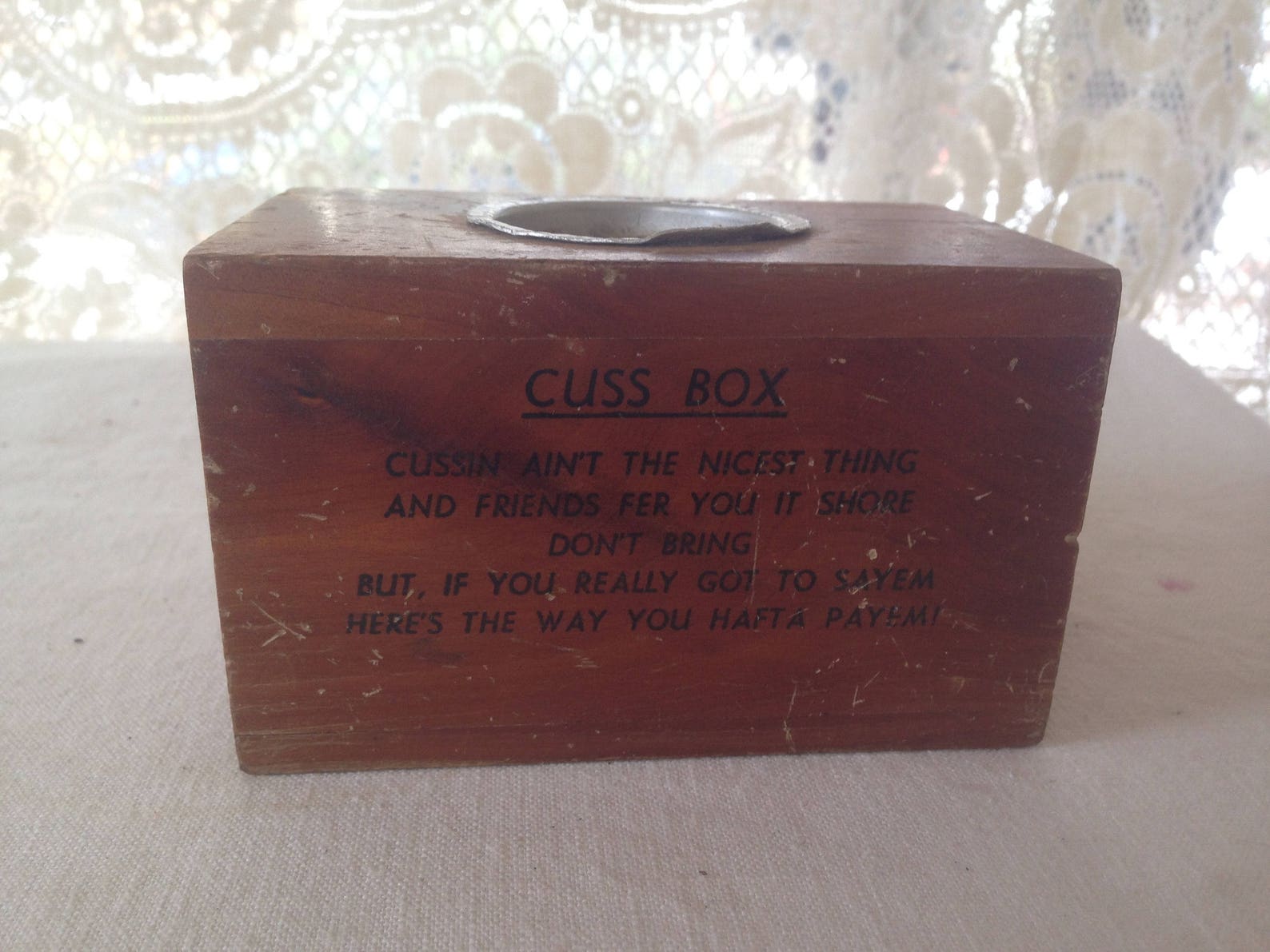 Cuss Box Bank Tourist-ware Paradise California Souvenir 1960s - Etsy