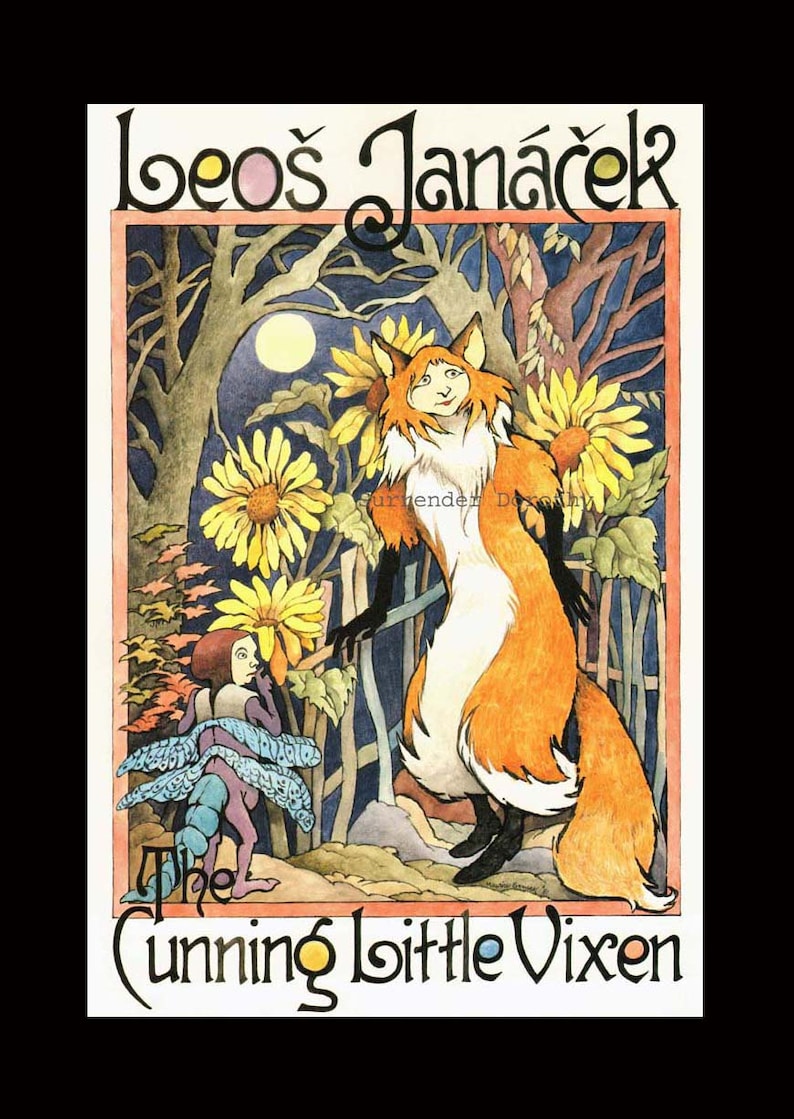 Cunning Little Vixen Maurice Sendak Vintage Children's | Etsy