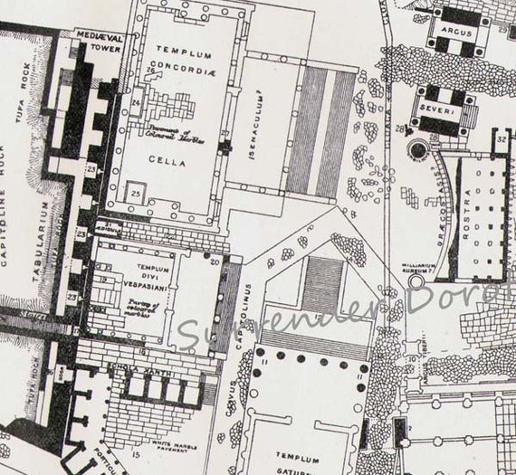 Mapa Del Foro De La Antigua Roma Entradas Y Tours Guiados Del Foro