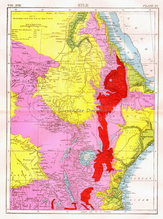 Afrika Kart Nilen Terje Tvedt, “De Nijl, Biografie Van Een