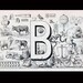 Letter B French Dictionary Alphabet Chart Paris France to - Etsy