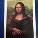 Mona Lisa Leonardo Davinci Art Masters Color Lithograph Vintage Poster ...