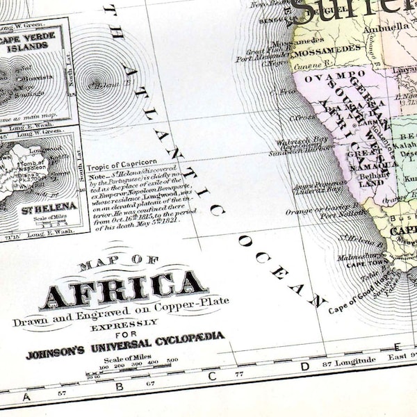 African Map Frame - Etsy