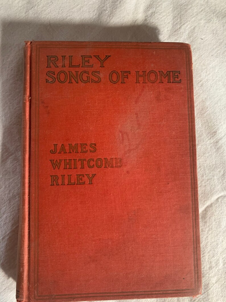 James Whitcomb Riley Songs of Home Poems and Verse | Etsy