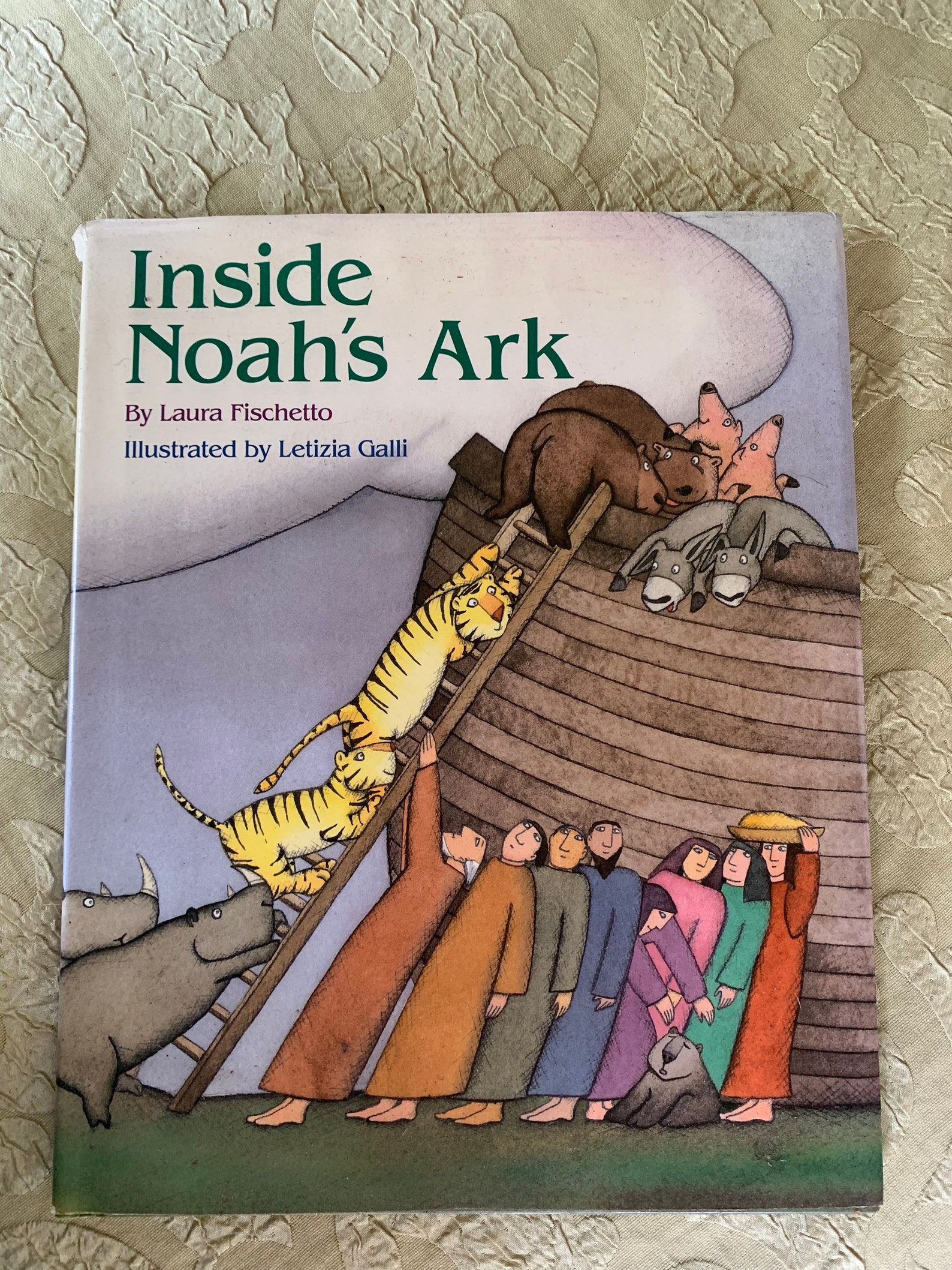 Inside Noah's Ark Laura Fischetto First Edition 1989 Children's Picture ...