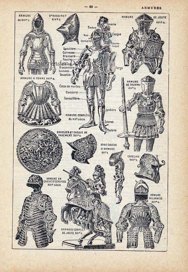 Brave Knights Armor Helmet Horse Armour French Dictionary - Etsy