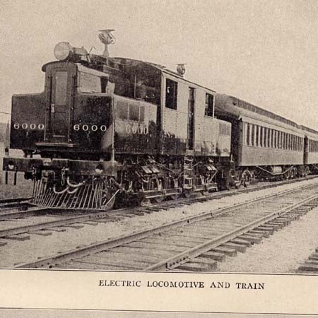 Early Electric Trains & Locomotives Photographs 1912 - Etsy