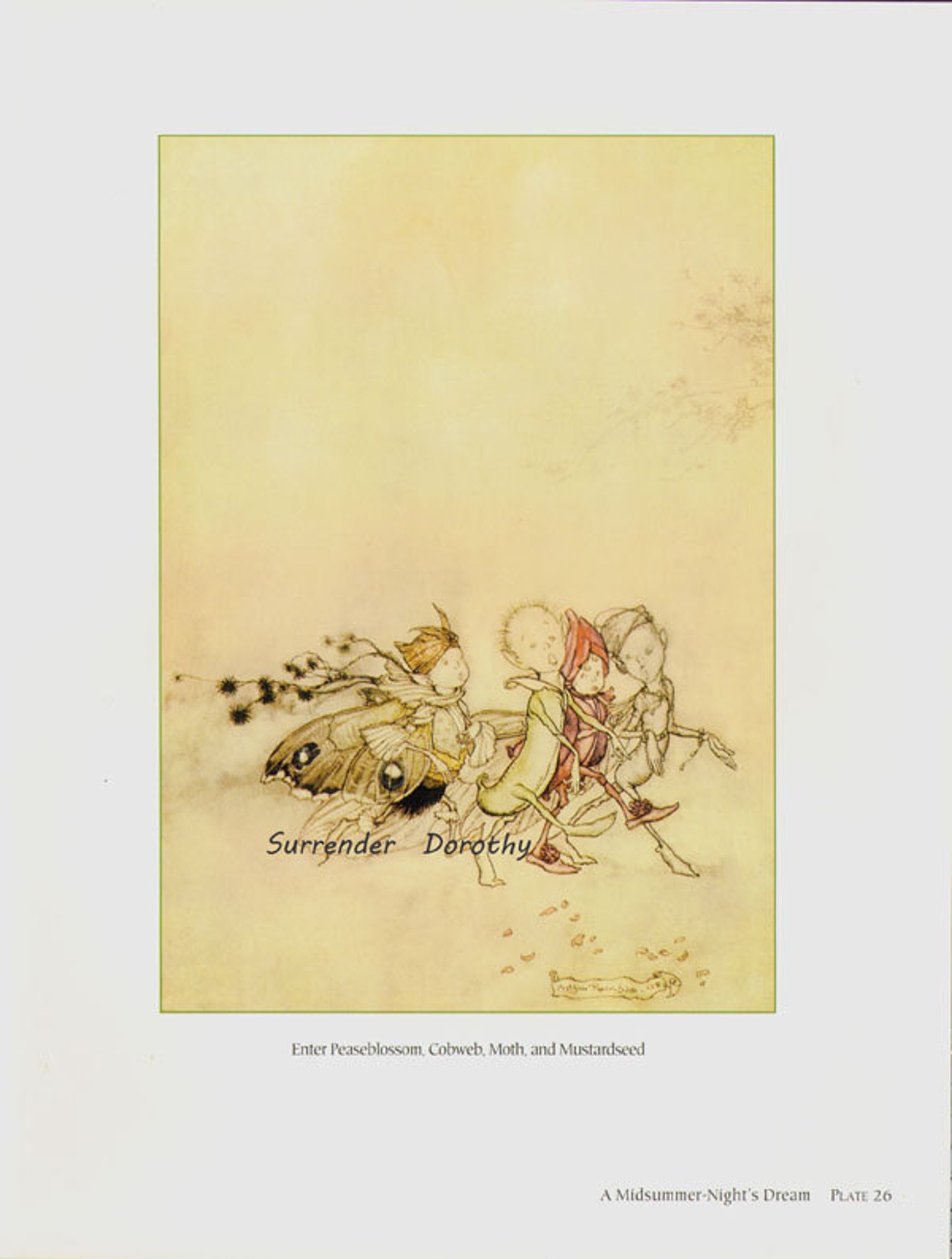 Peaseblossom Cobweb Moth Mustardseed Midsummer Night Dream Shakespeare ...