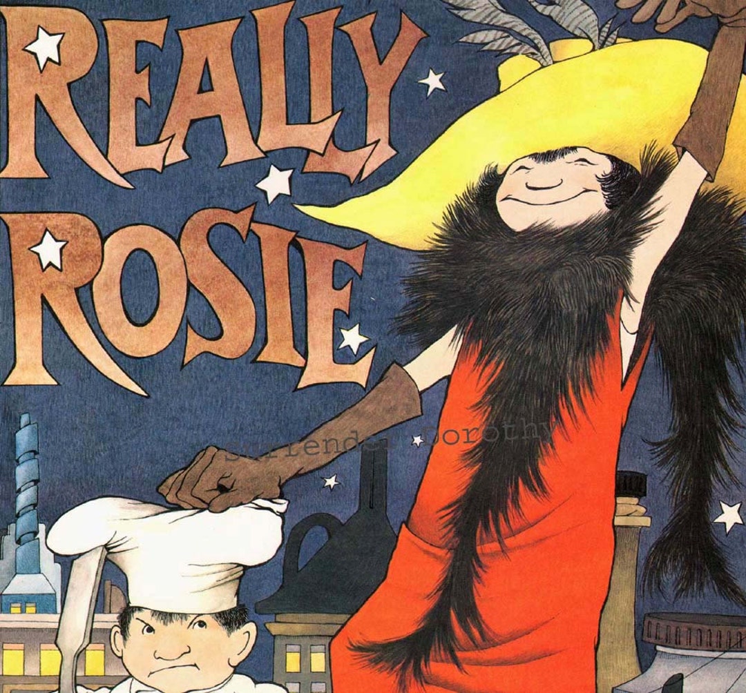 Really Rosie Maurice Sendak Original Children's Nursery Poster to Frame ...