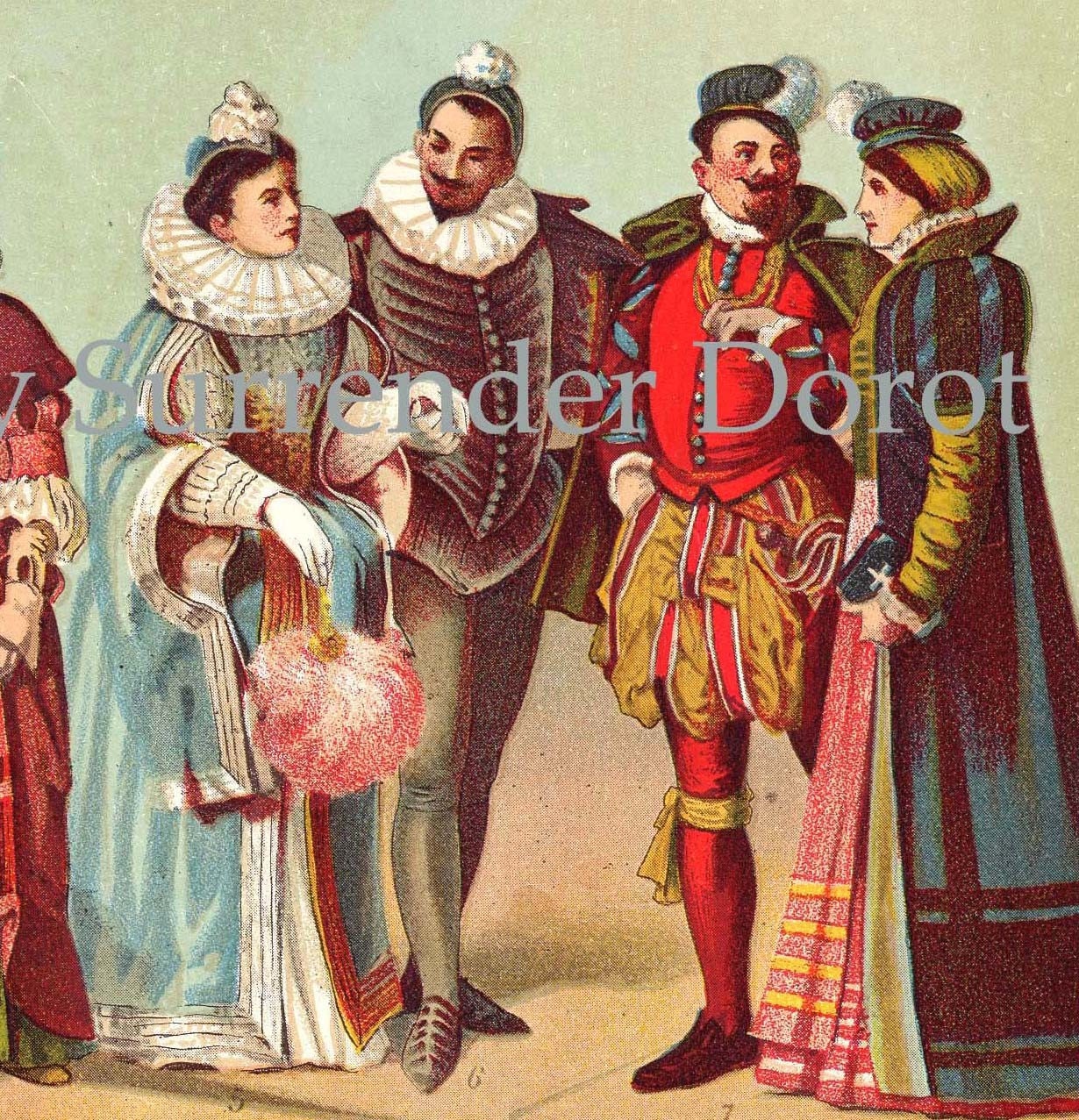 Costumes of the Reformation England France Women Men - Etsy