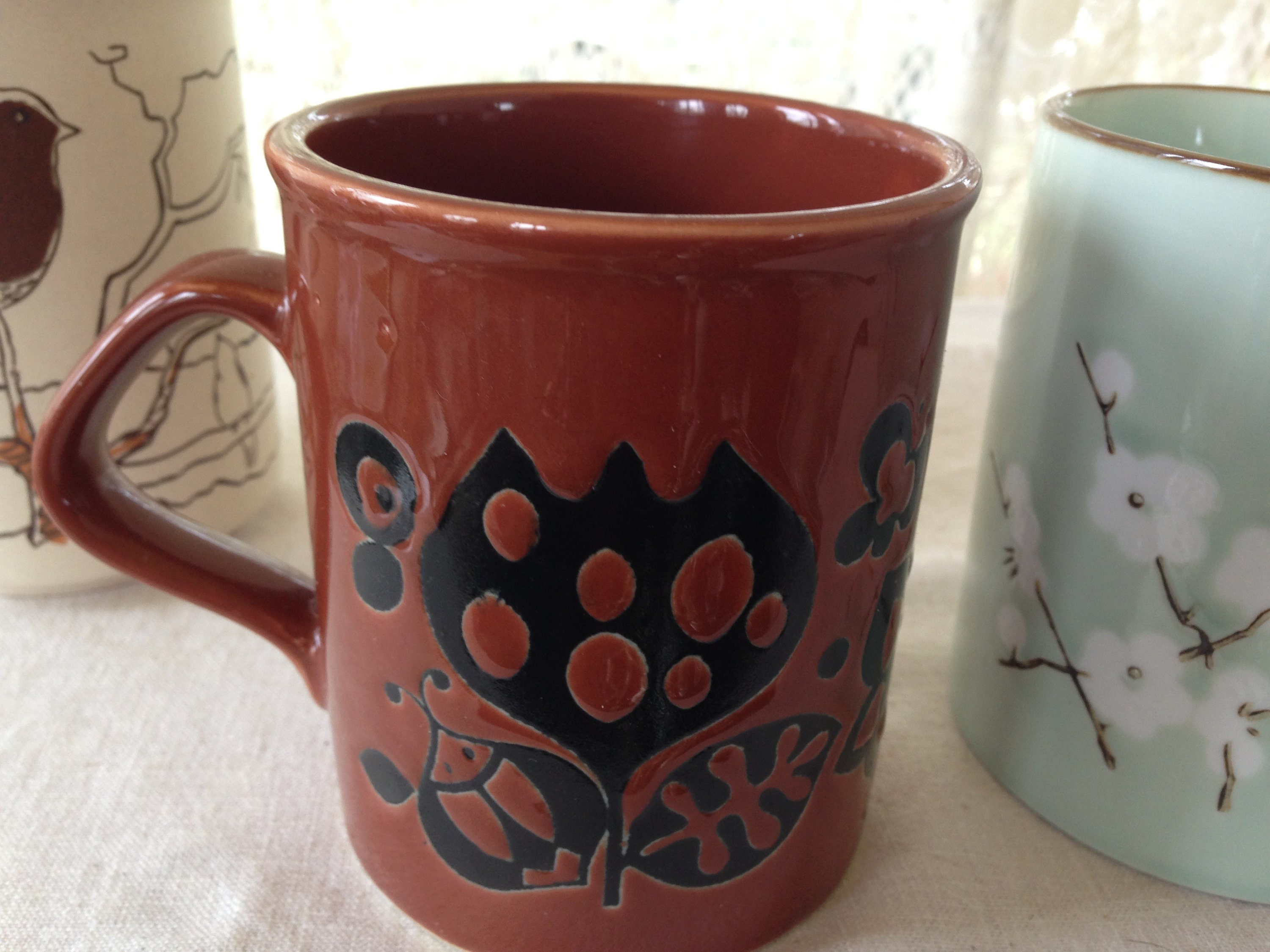 Those Seventies Mugs Set of FOUR Instant Collection 1970s 1980s Coffee ...