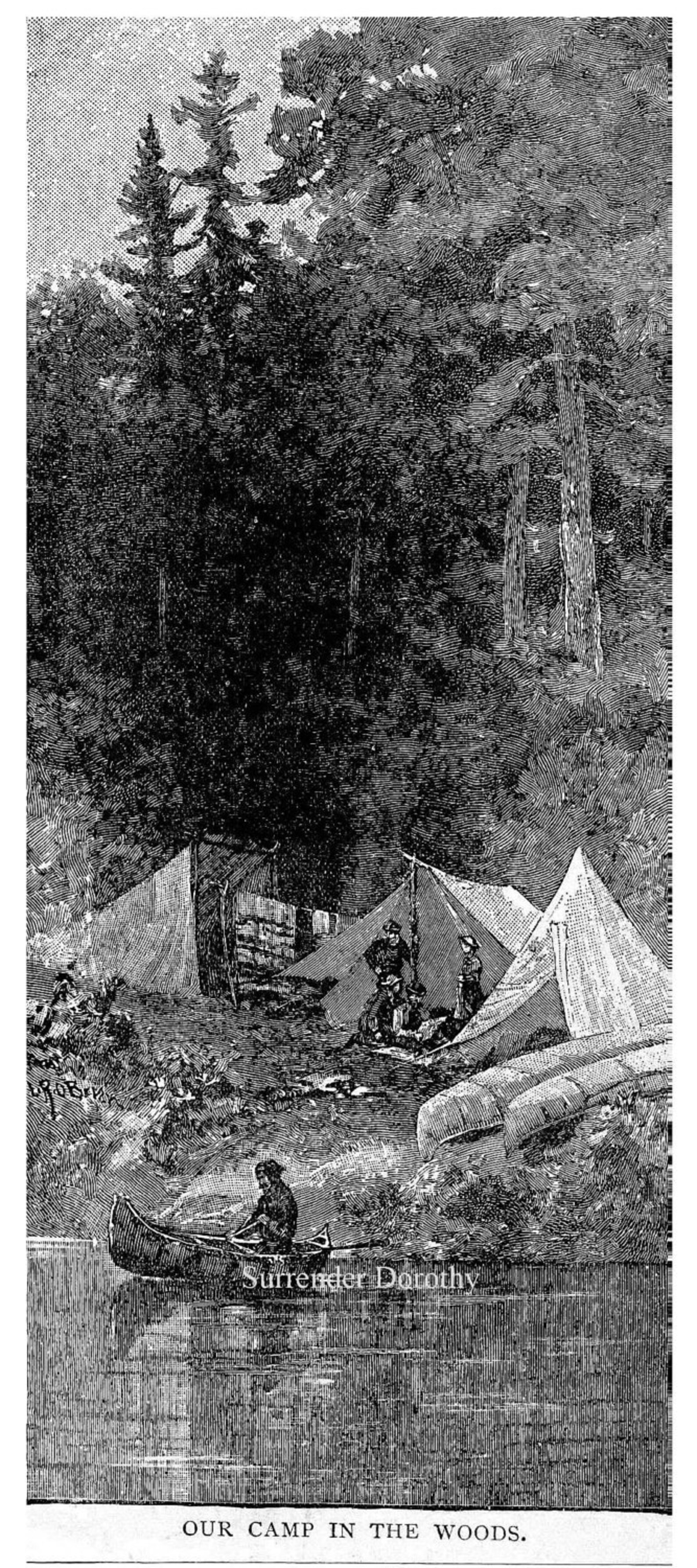 Extreme Wilderness Camping Victorian Print 1892 Gentleman - Etsy