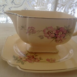 Covered Sugar Bowl Creamer Wells China Homer Laughlin RARE 1930s ...