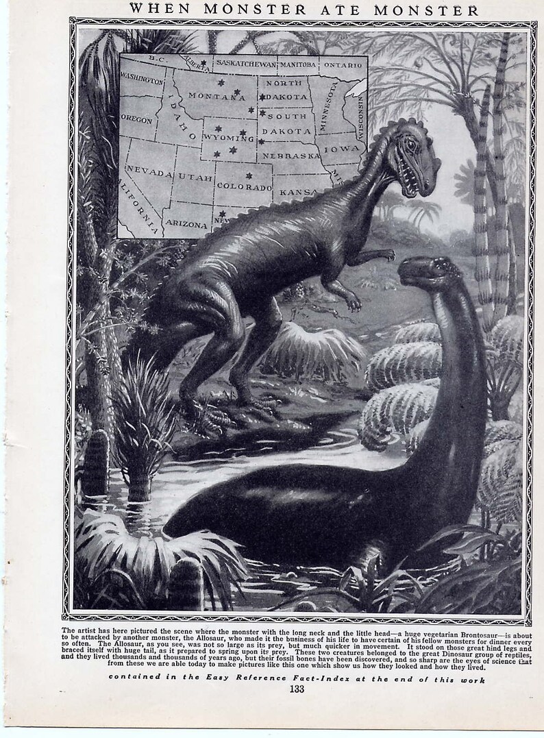 Allosaurus Has Brontosaurus for Lunch Tough-love Laws of the Dino-swamp ...