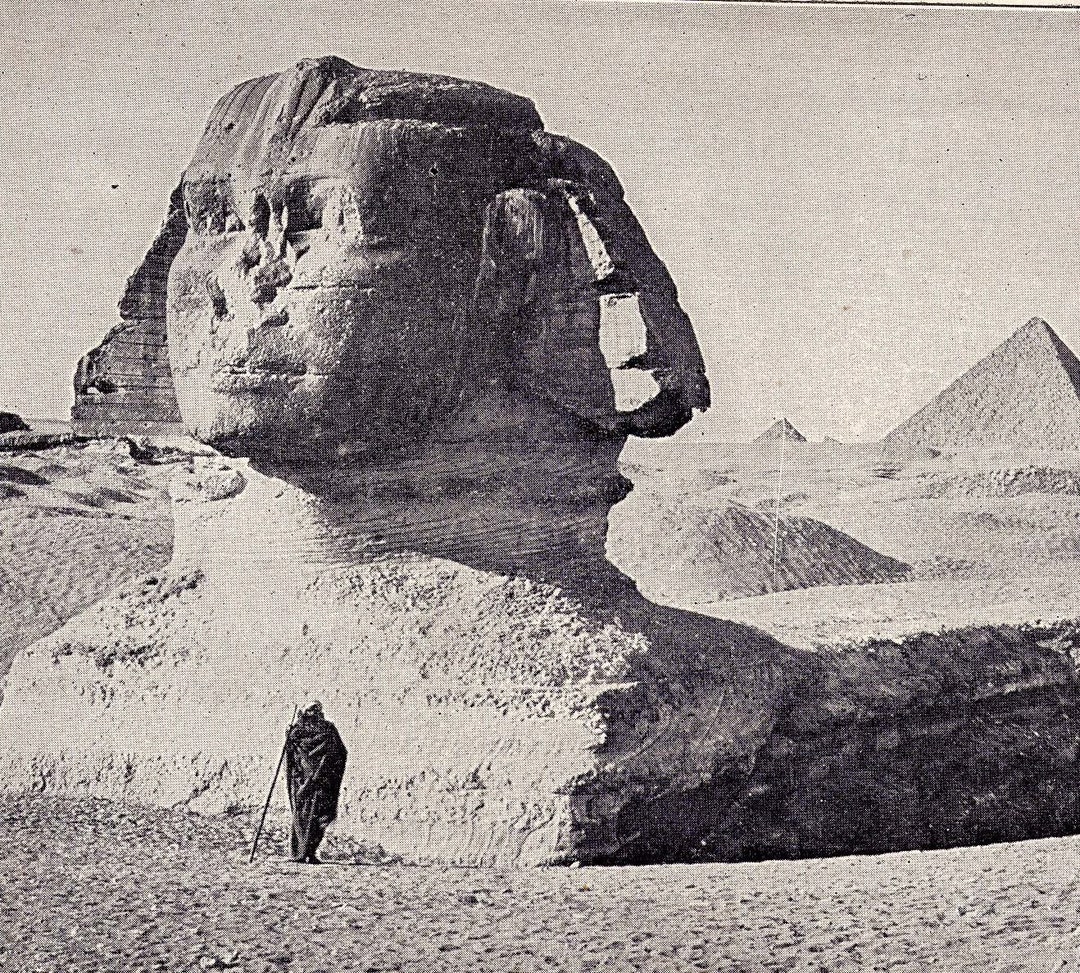 Mysterious Sphinx Stone Giant of the Nile. Gorgeous Egyptian Ephemera ...